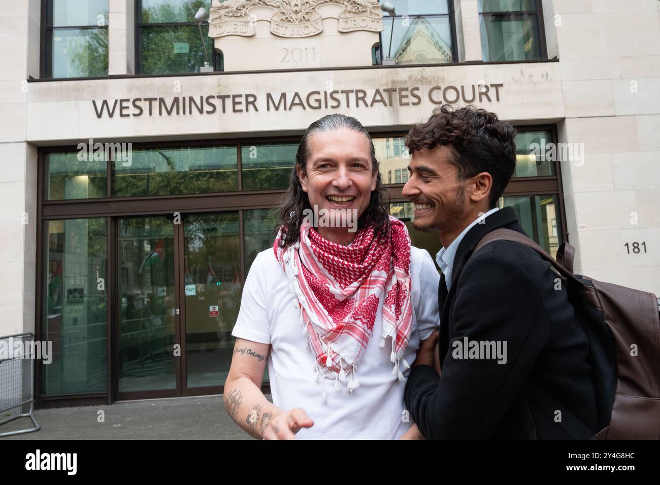 London, UK. 18 September, 2024. Richard Barnard (L), co-founder of ...