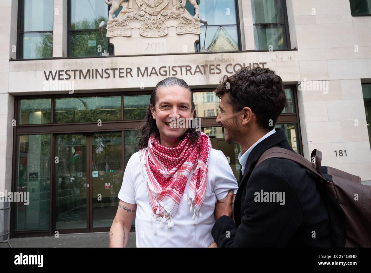 London, UK. 18 September, 2024. Richard Barnard (L), co-founder of ...