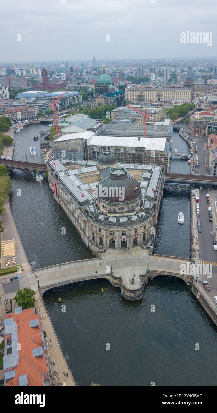Aerial view of Museum Island (Museumsinsel), Berlin, Germany Stock ...