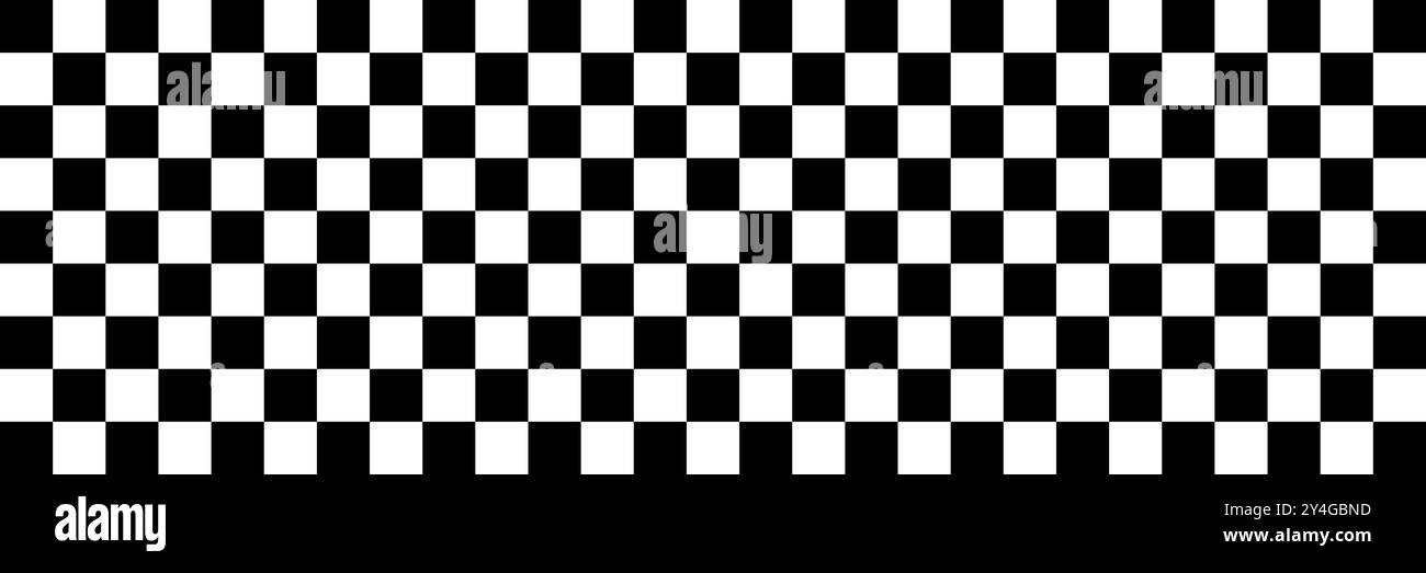 Black and white checkered pattern. Seamless design template for ...