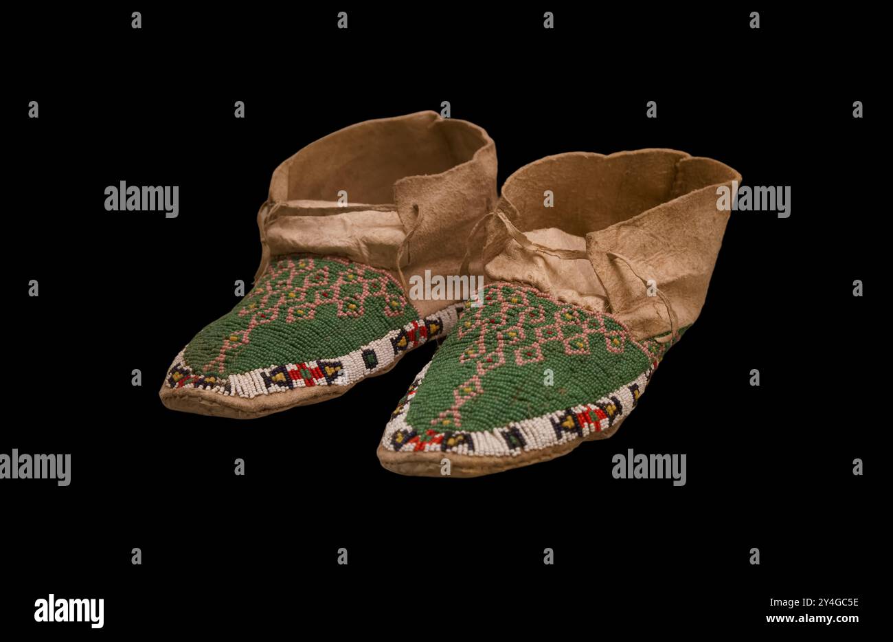 ancient indian shoes handmade in south america old footwear Stock Photo ...