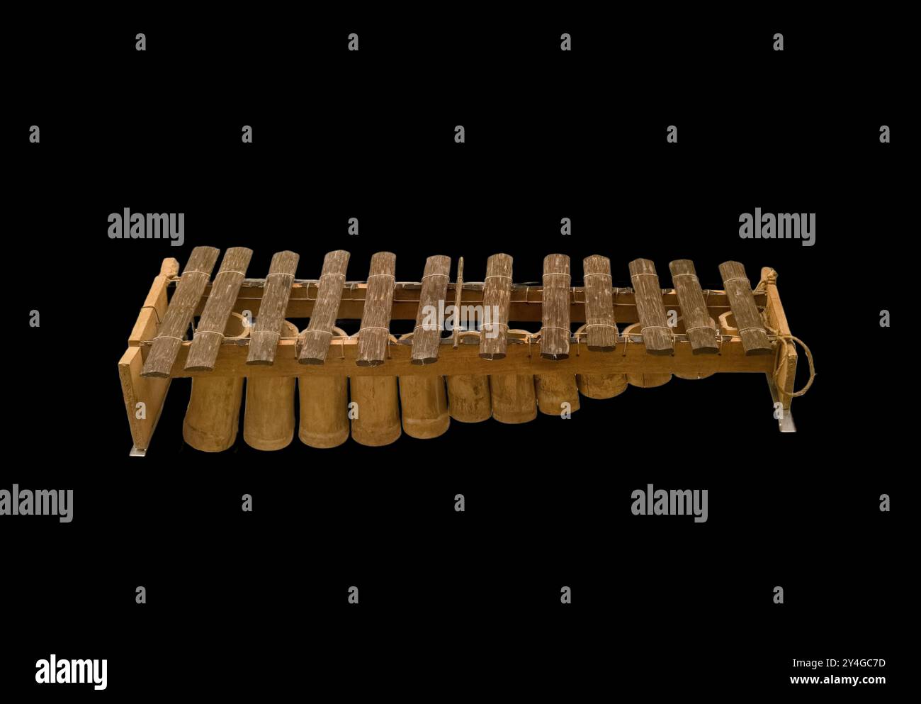 an ancient antique instrument of the South American Indians Stock Photo ...