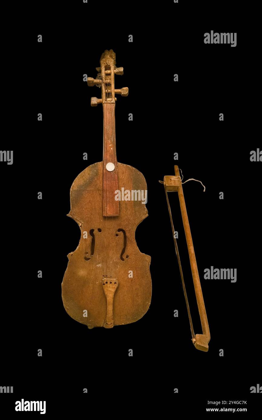 an ancient antique instrument of the South American Indians Stock Photo ...