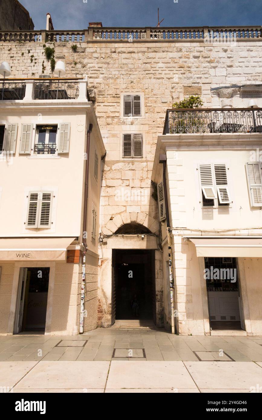 The Brass Gate (Mjedena Vrata) (Porta aenea) of Diocletian's Palace ...