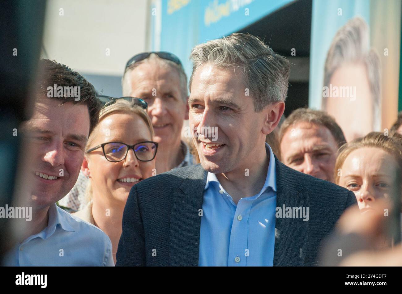 Ireland, 17/09/2024, Fine Gael leader and Taoiseach of Ireland Simon ...