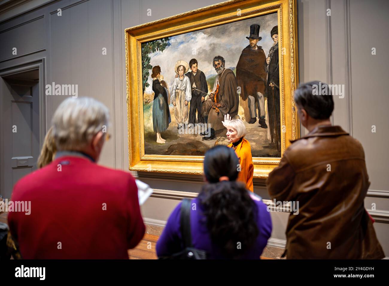 WASHINGTON DC — "The Old Musician" (1862) by Edouard Manet, on display ...