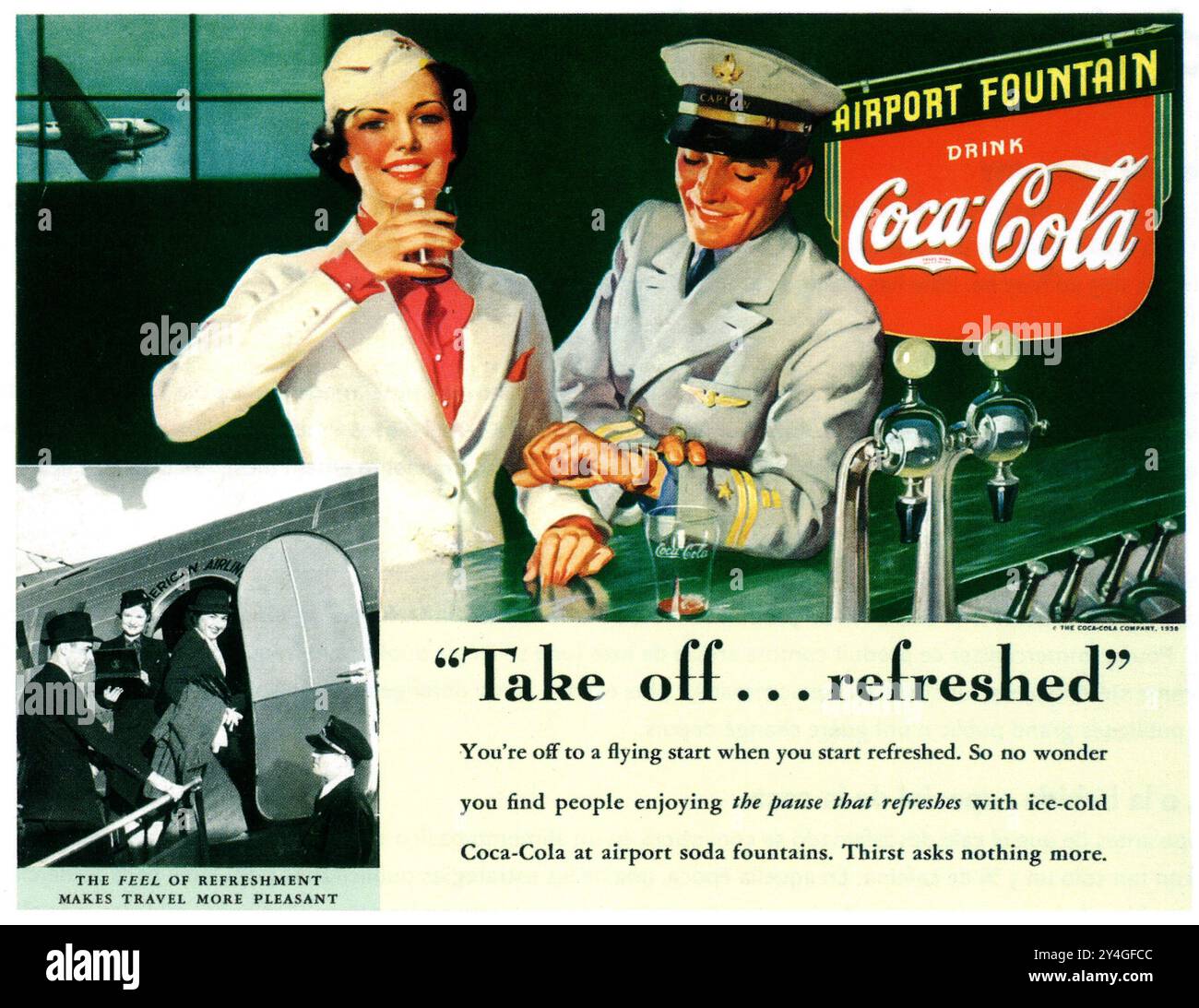 Coke fountain hi-res stock photography and images - Alamy