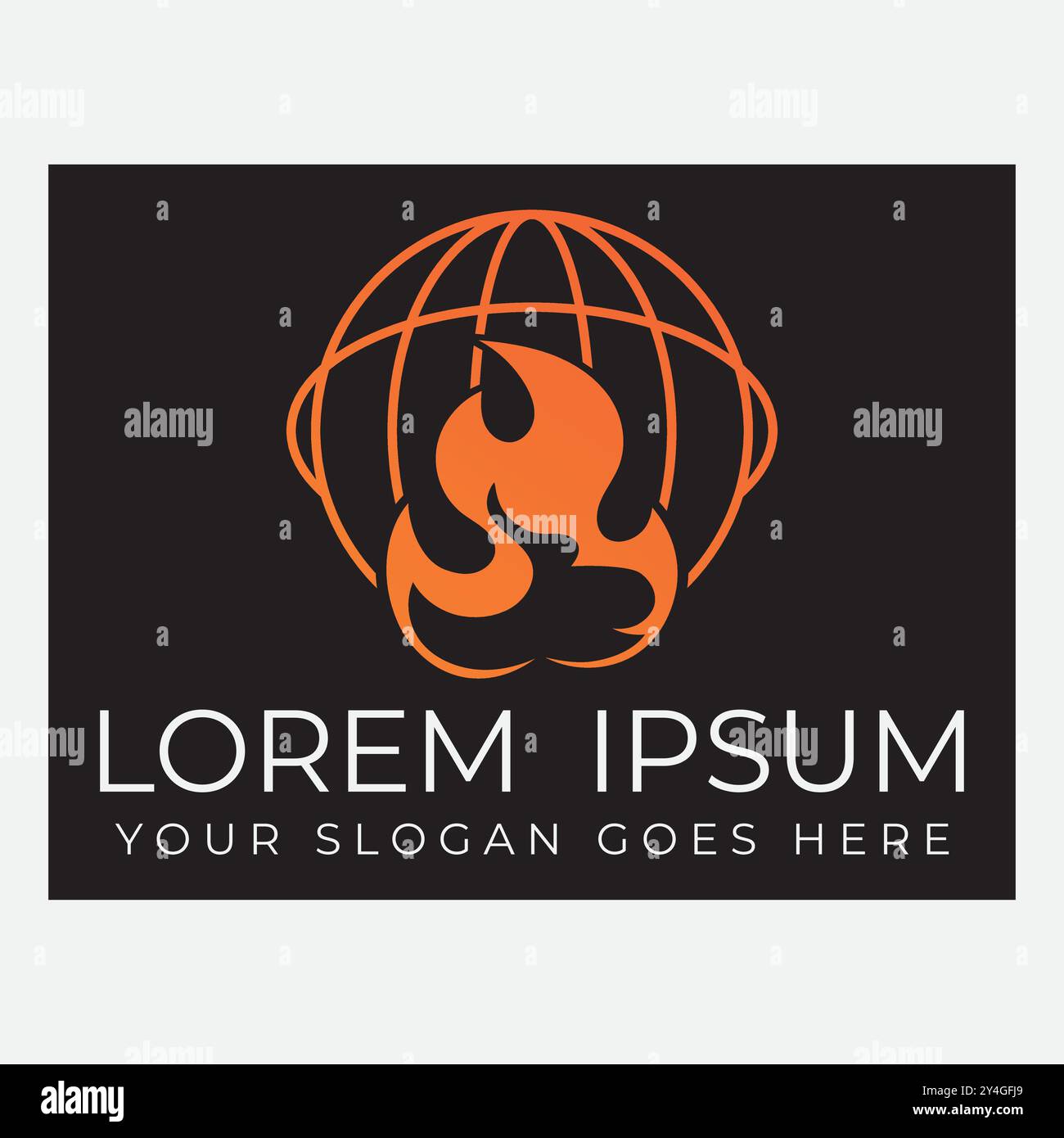 Illustration of the earth hot because of fire Stock Vector Image & Art ...