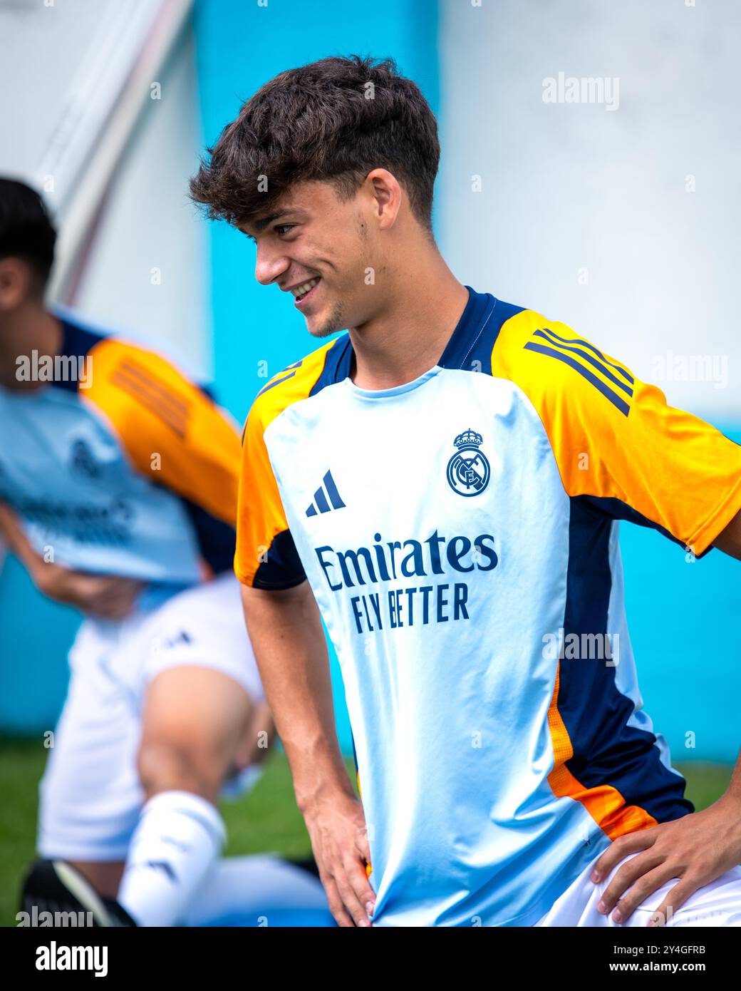 Viveiro, Spain. 01 August, 2024. Preseason match Racing Club Ferrol ...