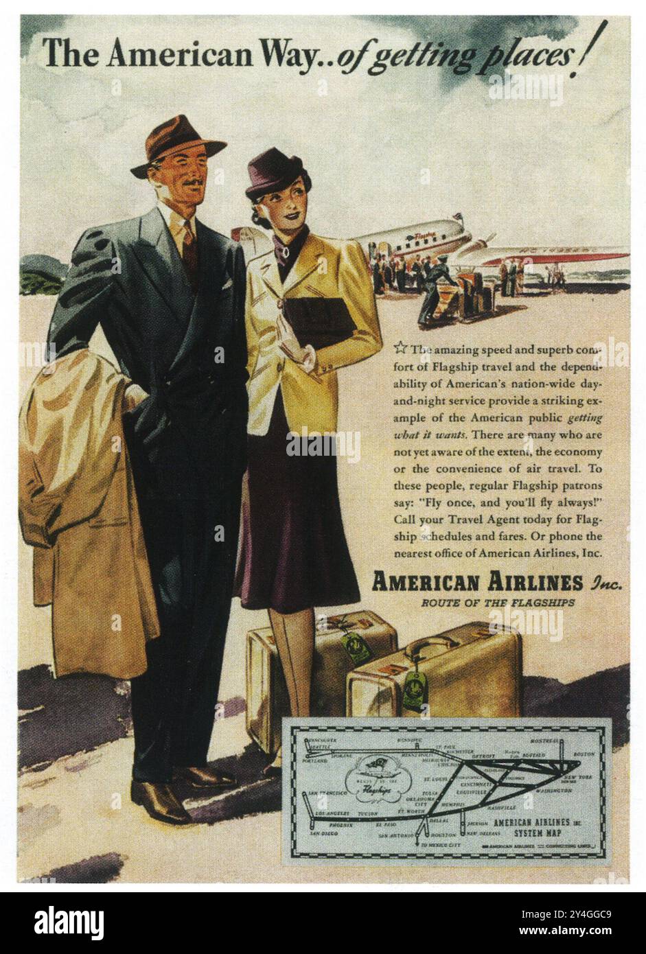 1939 american airlines hi-res stock photography and images - Alamy