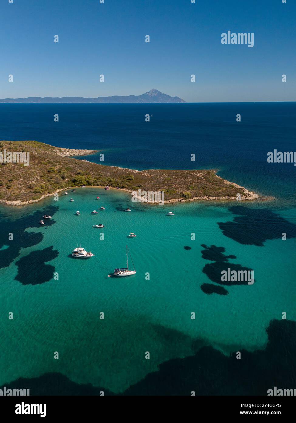 The Blue Lagoon on Diaporos Island is a stunning natural paradise in ...