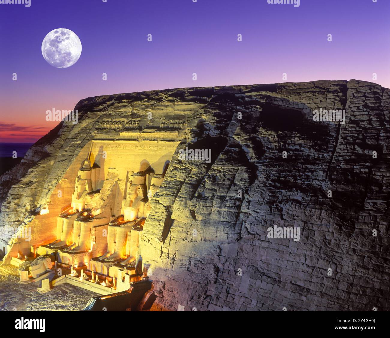 TEMPLE OF RAMSES II ABU SIMBEL RUINS EGYPT Stock Photo - Alamy