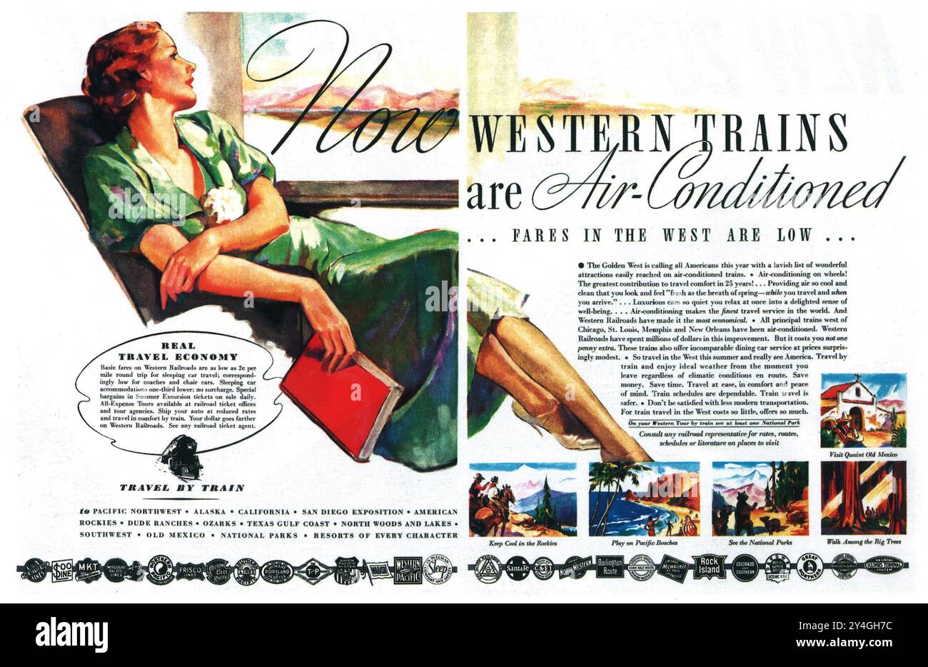 American trains 1930s hi-res stock photography and images - Alamy