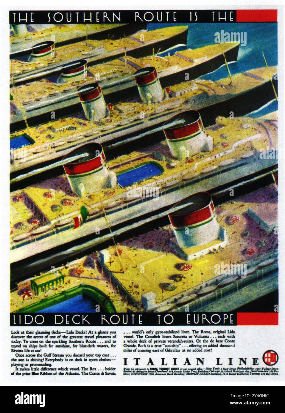 Italian line poster Cut Out Stock Images & Pictures - Alamy