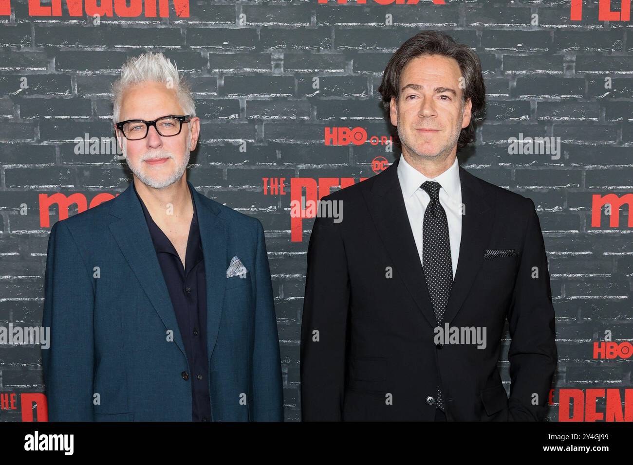 James Gunn, Peter Safran at arrivals for THE PENGUIN HBO Limited Series ...