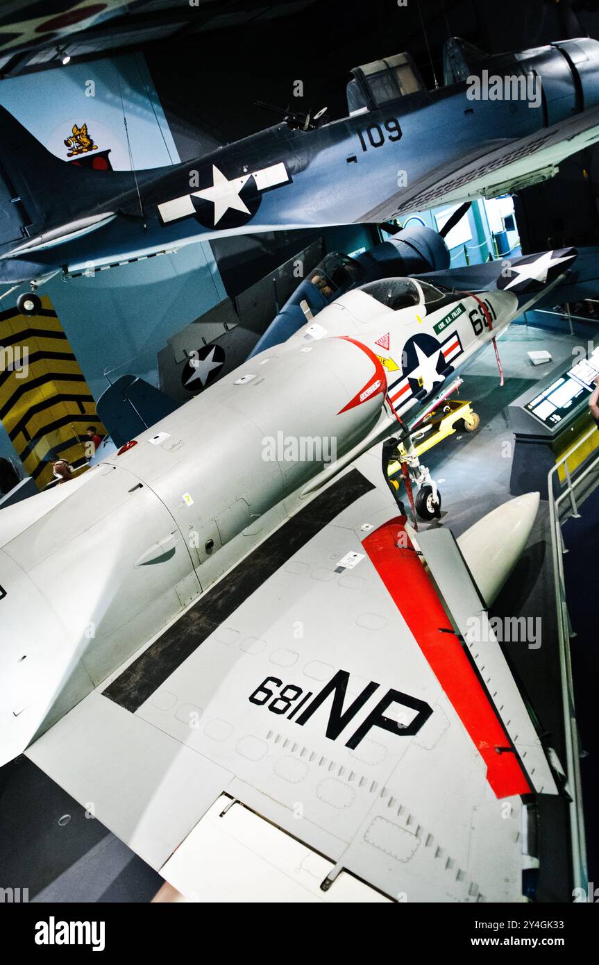 As part of the aircraft carrier exhibit at the National Air and Space ...