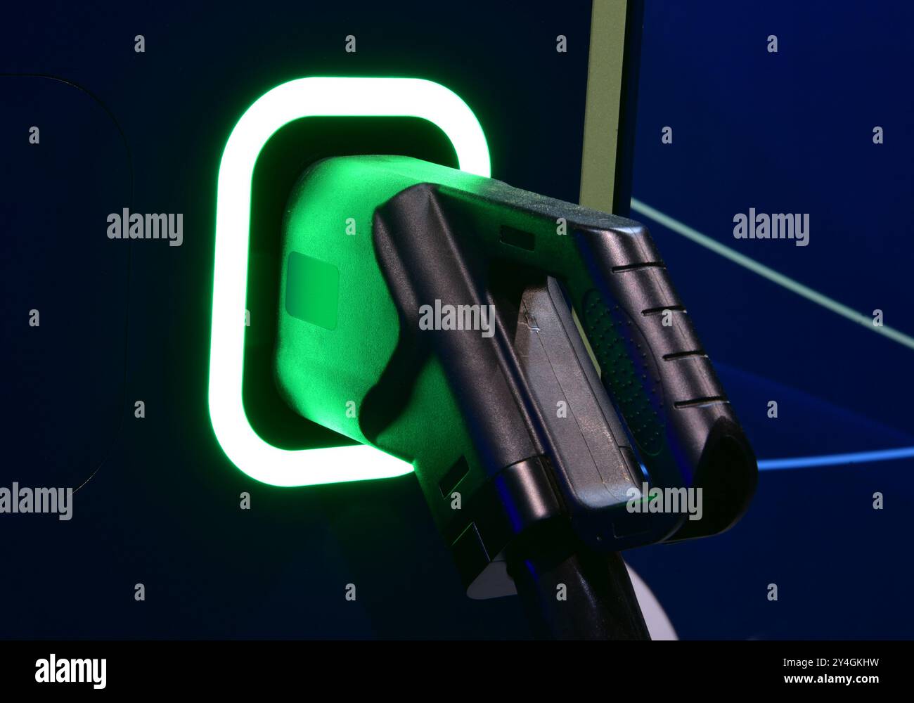 Fast charger plug for charging electric cars Stock Photo - Alamy