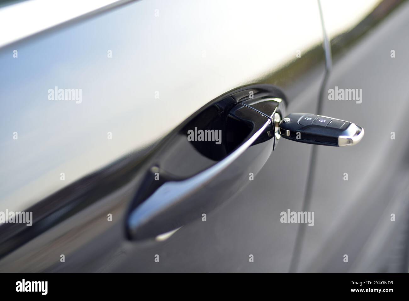 Key inserted into lock hi-res stock photography and images - Alamy