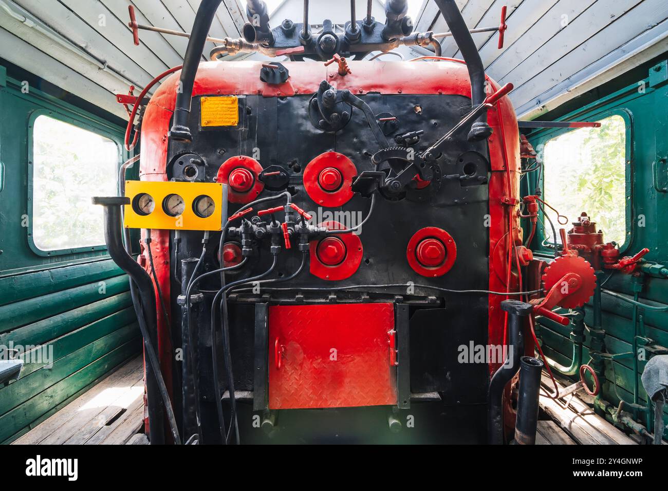 Inside steam locomotive hi-res stock photography and images - Alamy