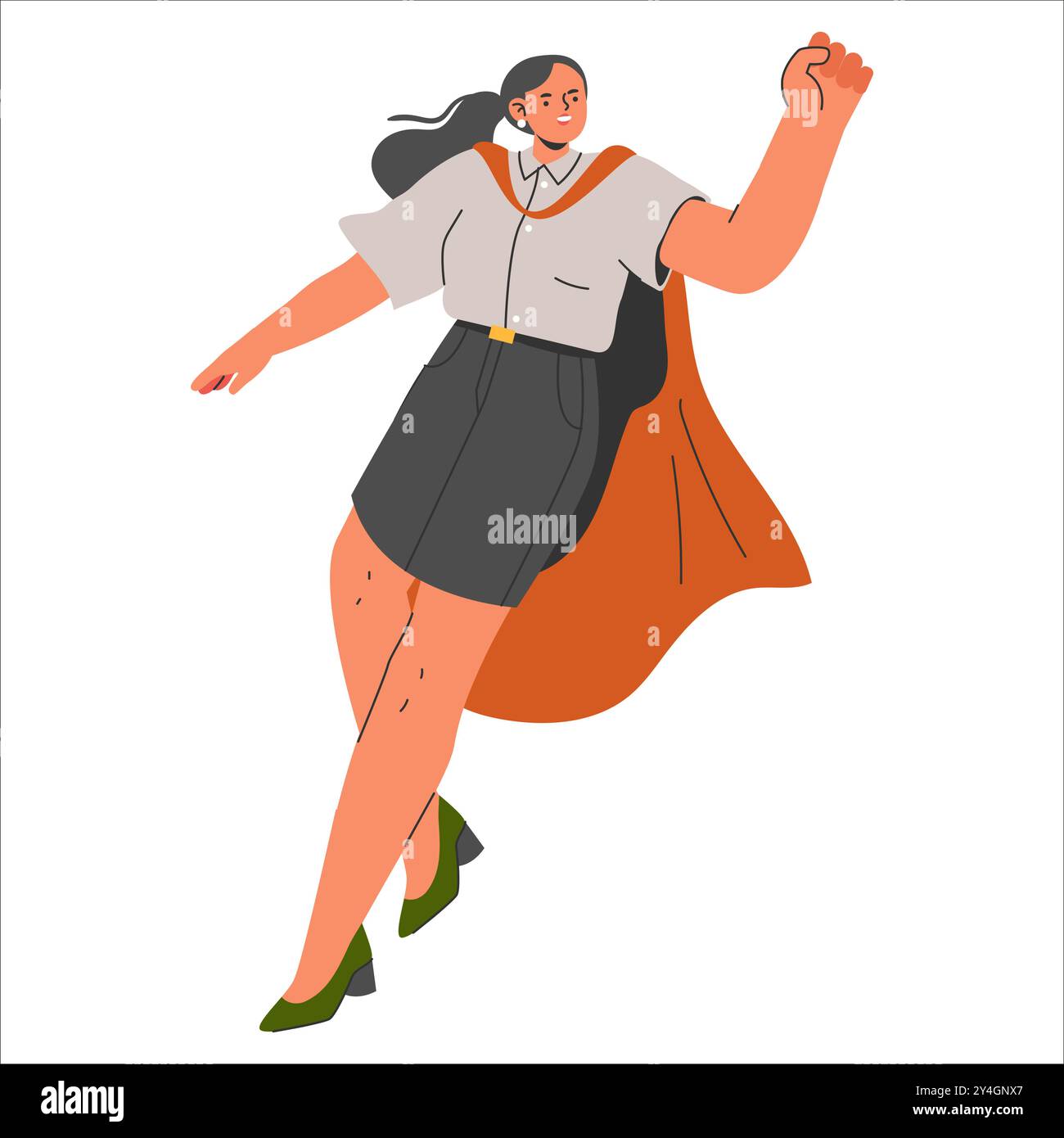 Empowered businesswoman concept. A confident female professional ...