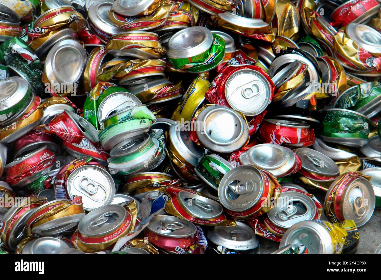 Empty cans, Vietnam Stock Photo - Alamy
