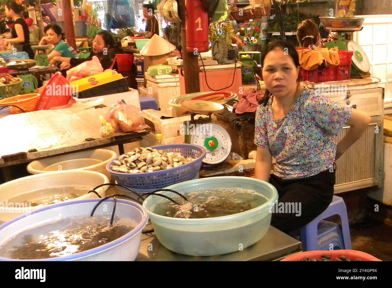 Saigon market, Hochiminville, Vietnam Stock Photo - Alamy