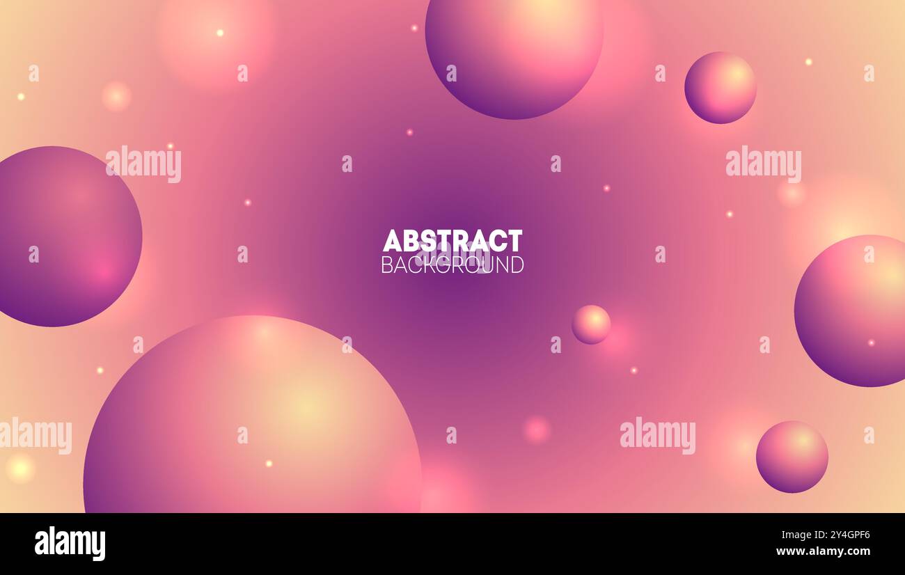 Abstract background with 3d spheres hi-res stock photography and images - Alamy