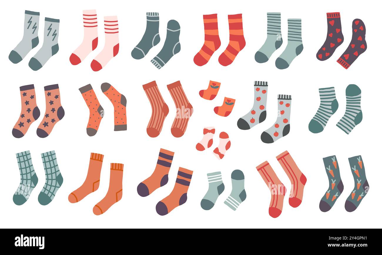 Sport clothes doodle Cut Out Stock Images & Pictures - Alamy