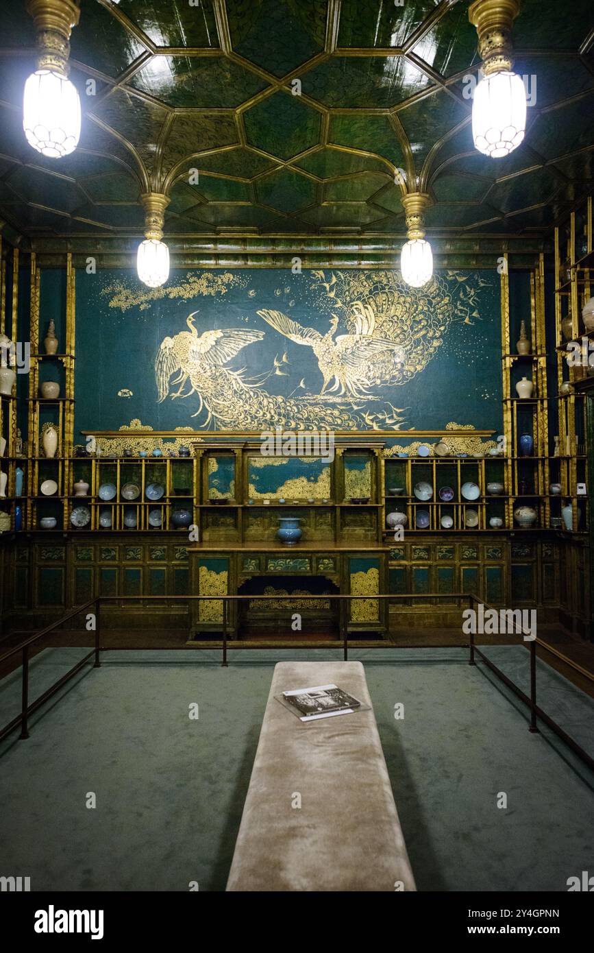 WASHINGTON DC, United States — The Peacock Room at the Freer Gallery of ...