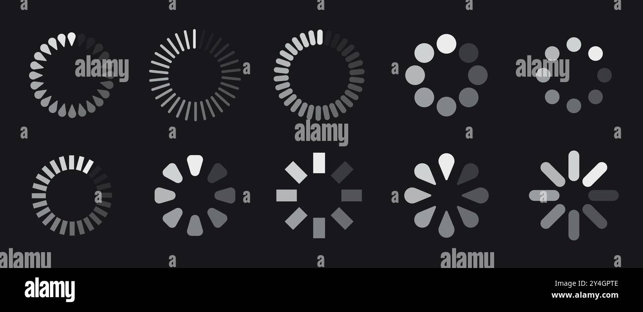 Wait indicator animation hi-res stock photography and images - Alamy