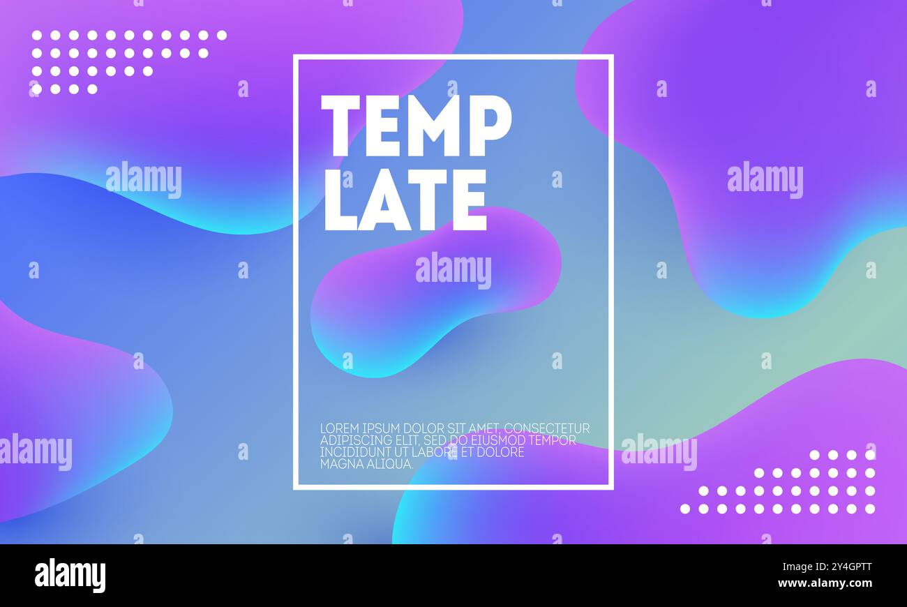 3d fluid shapes background Stock Vector Image & Art - Alamy