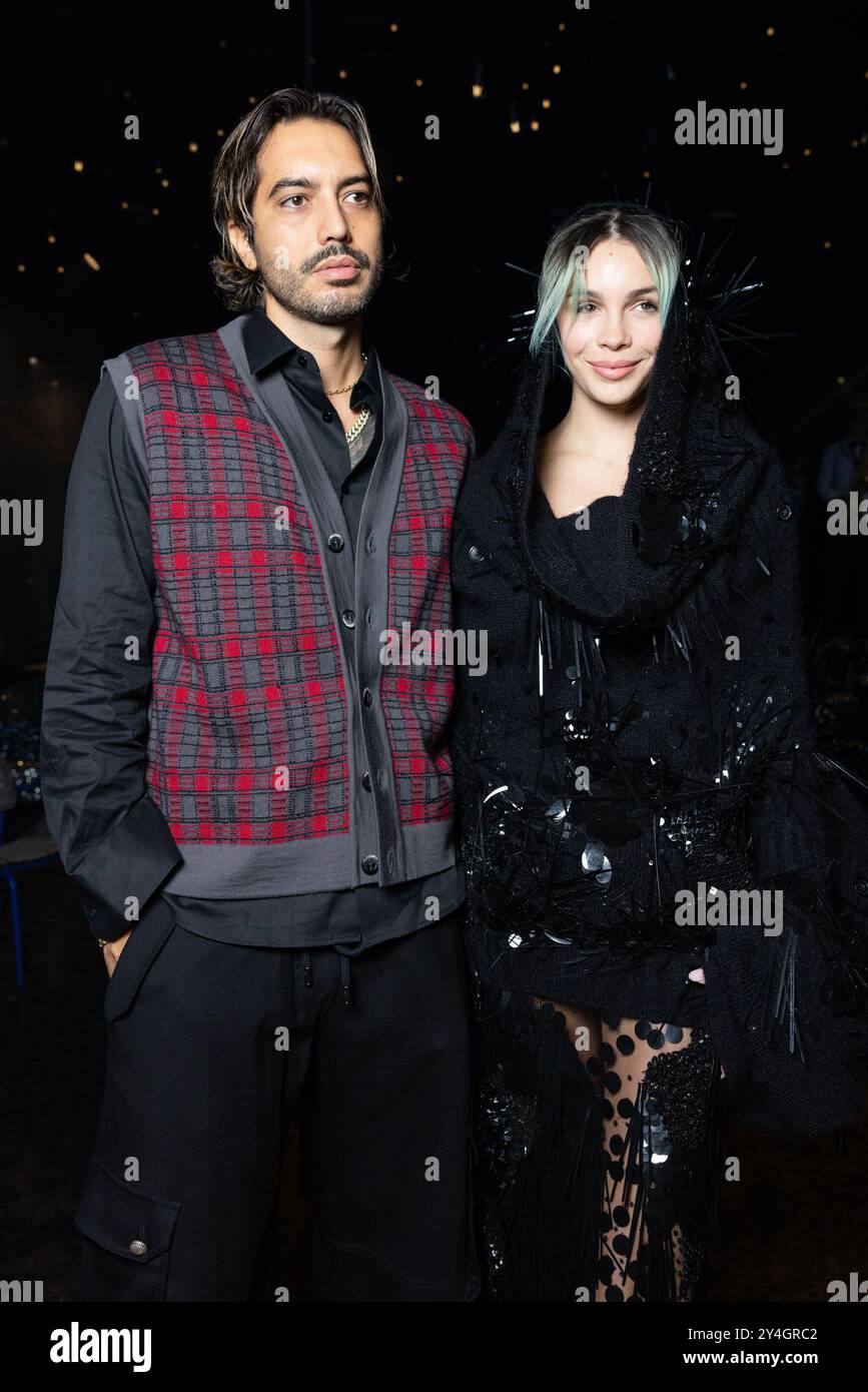 Italy. 18th Sep, 2024. Andrea Ferrara, Rose Villain Milan Fashion Week ...