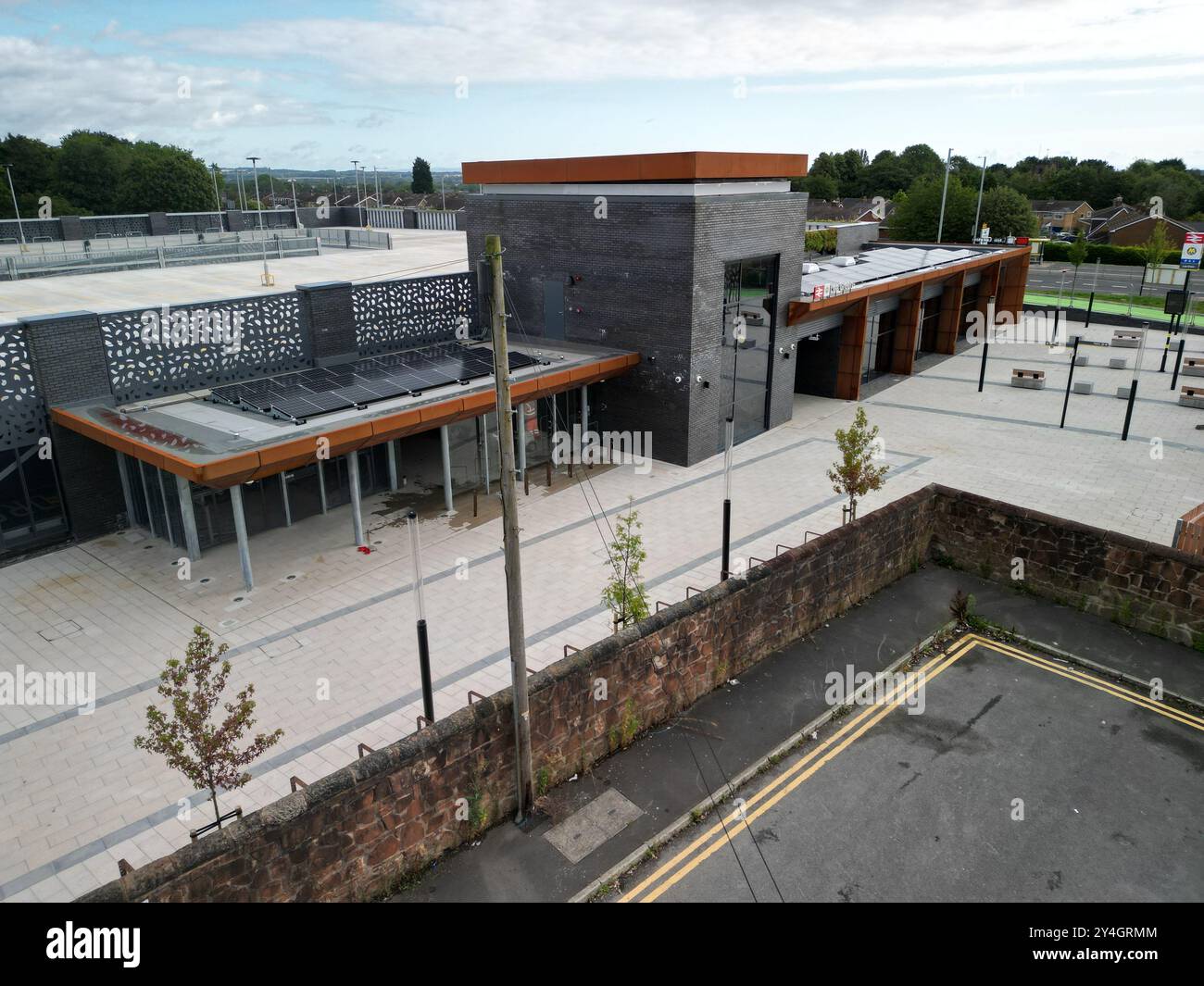Lea Green Railway Station 2024. Merseyside. UK Stock Photo - Alamy