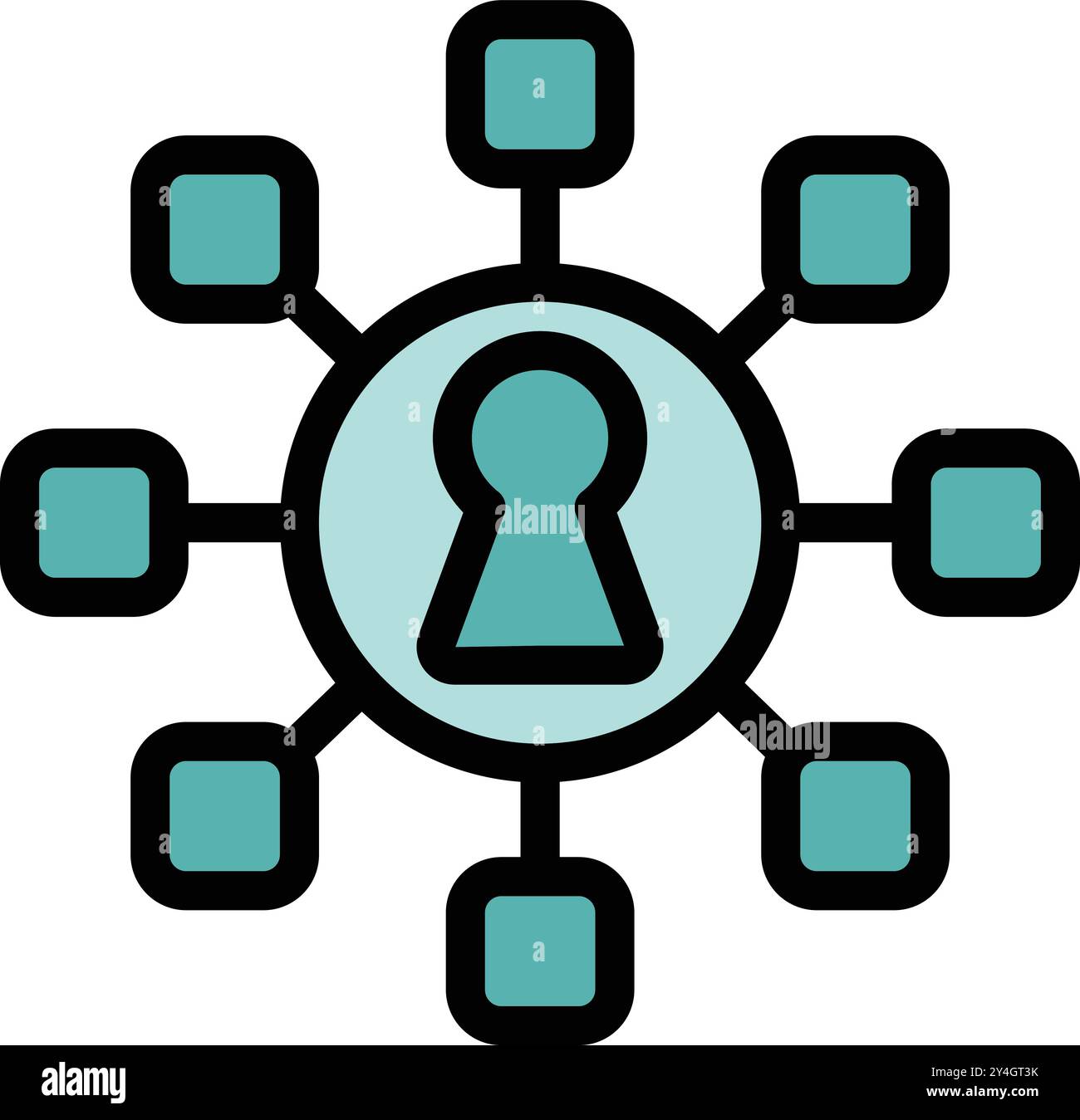 Key person is connecting multiple departments of a company, showing their importance in the ...