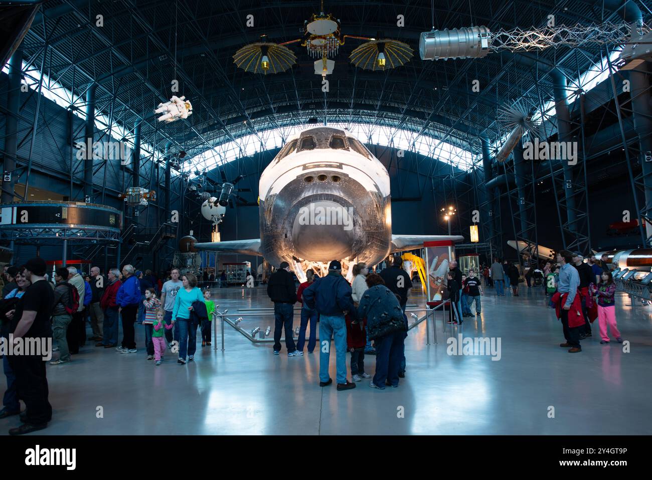 Space Shuttle Discovery Udvar-Hazy Center Chantilly Virginia // CHANTILLY, Virginia — Space ...