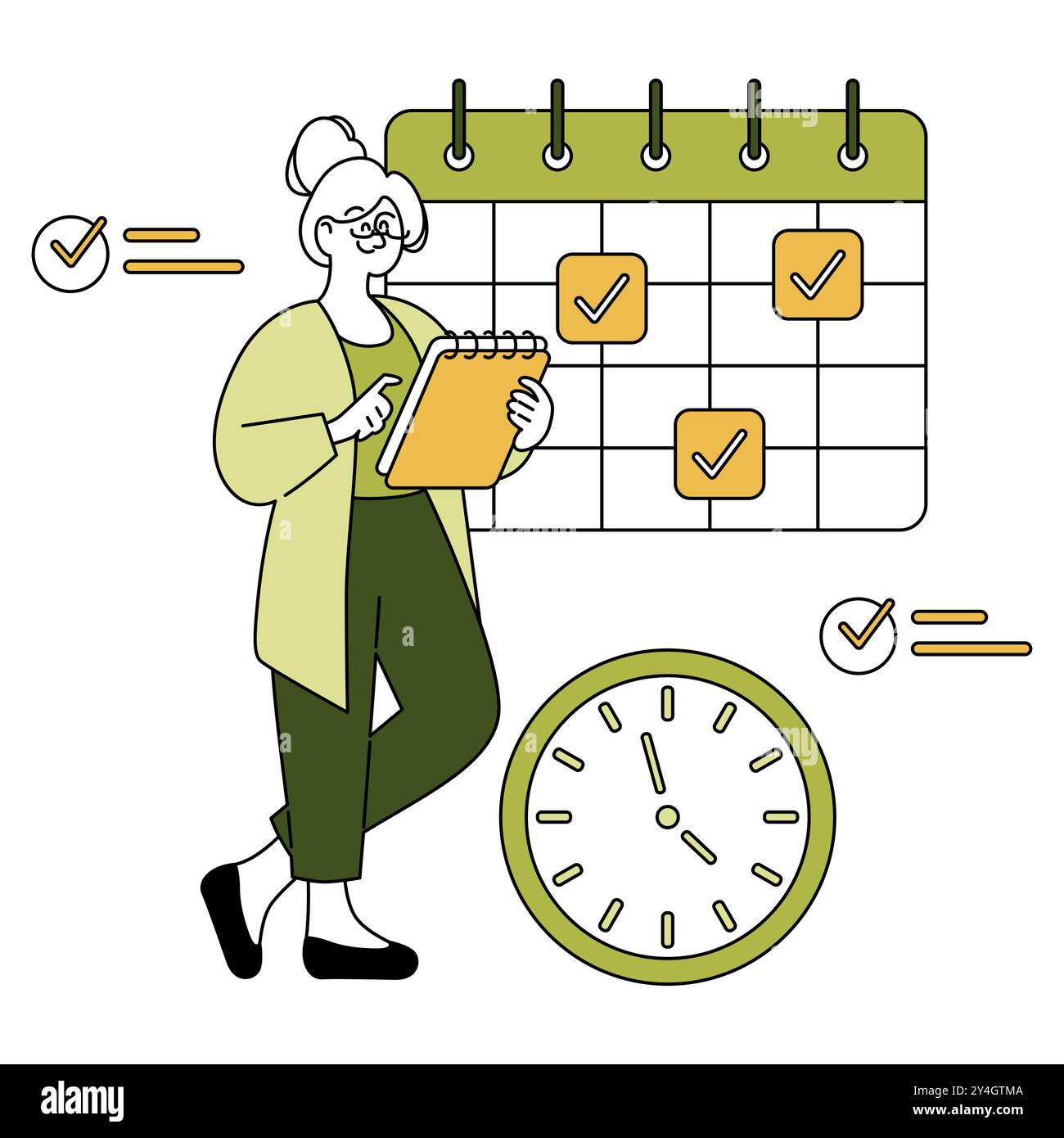 Older Businesswoman concept. A mature professional female managing her ...