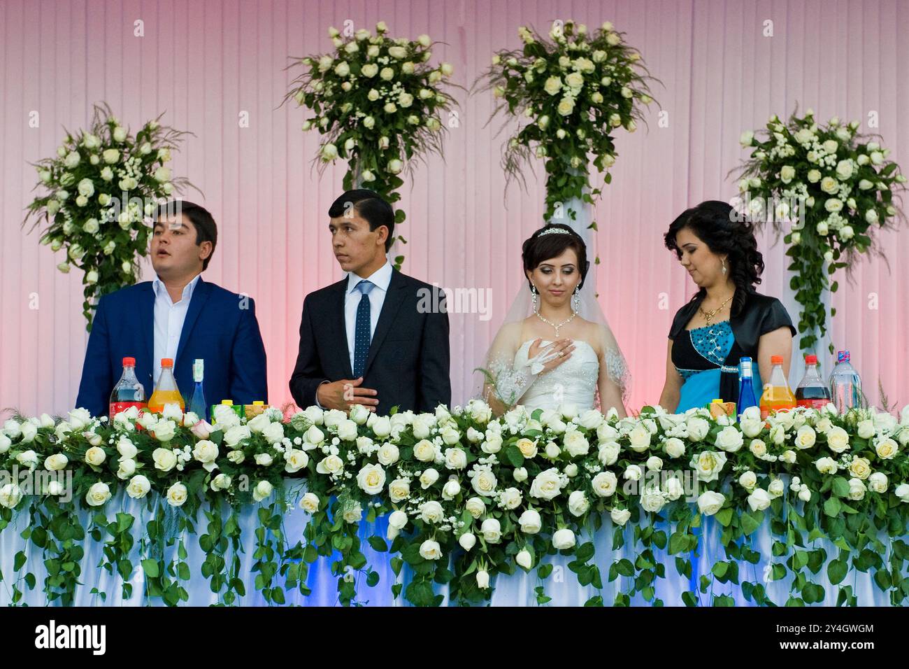 Uzbekistan, Samarkand, Wedding party Stock Photo - Alamy