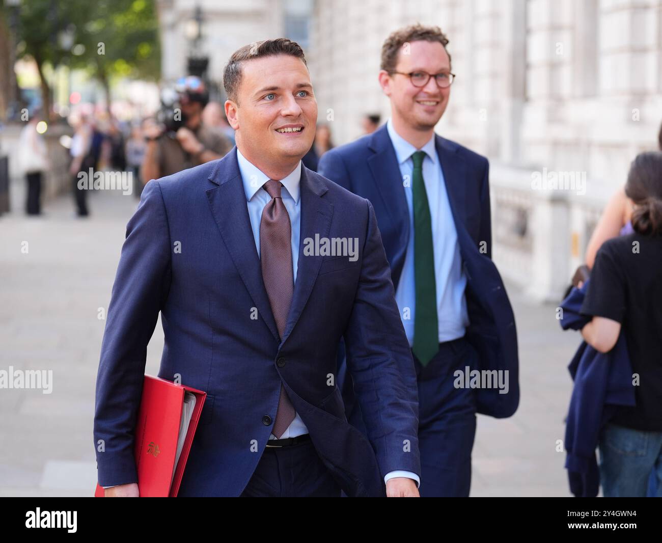 Health Secretary Wes Streeting with Chief Secretary to the Treasury ...
