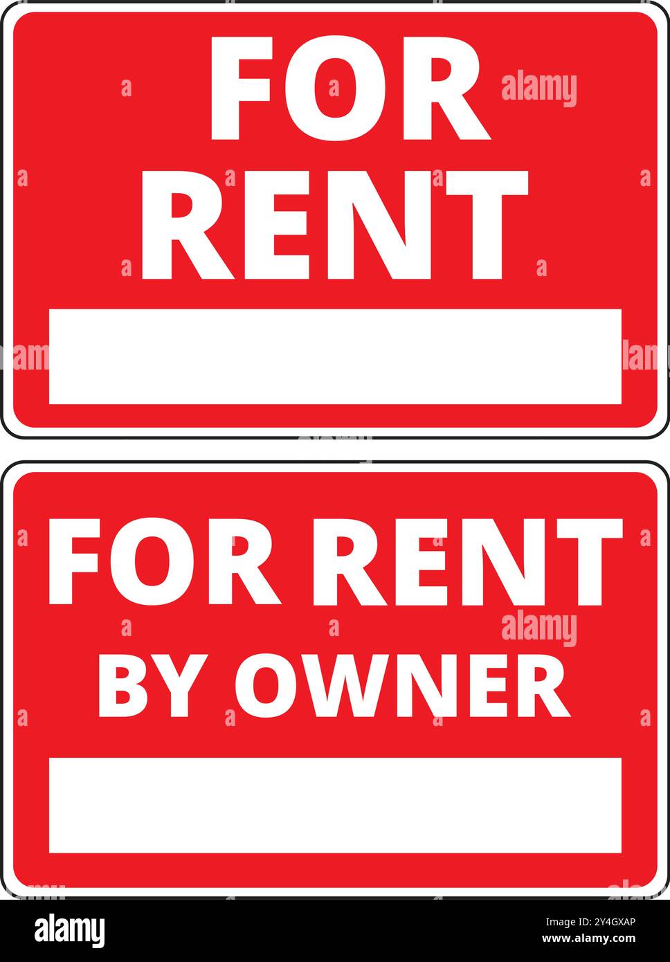 Poster for rent Cut Out Stock Images & Pictures - Alamy