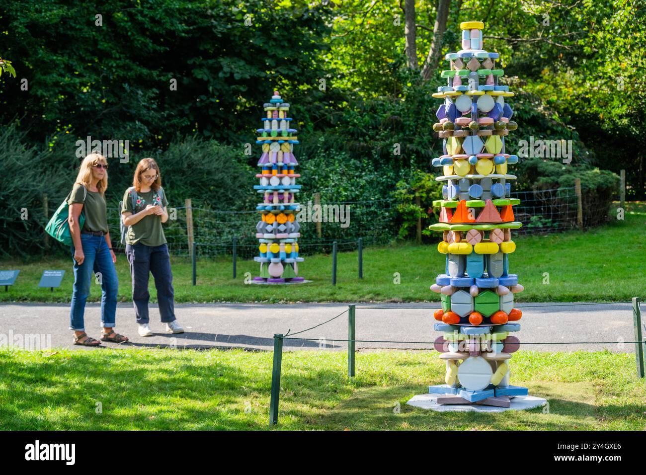 London, UK. 18th Sep, 2024. Frances Goodman, ‘Pillar IV' and ‘Pillar V ...