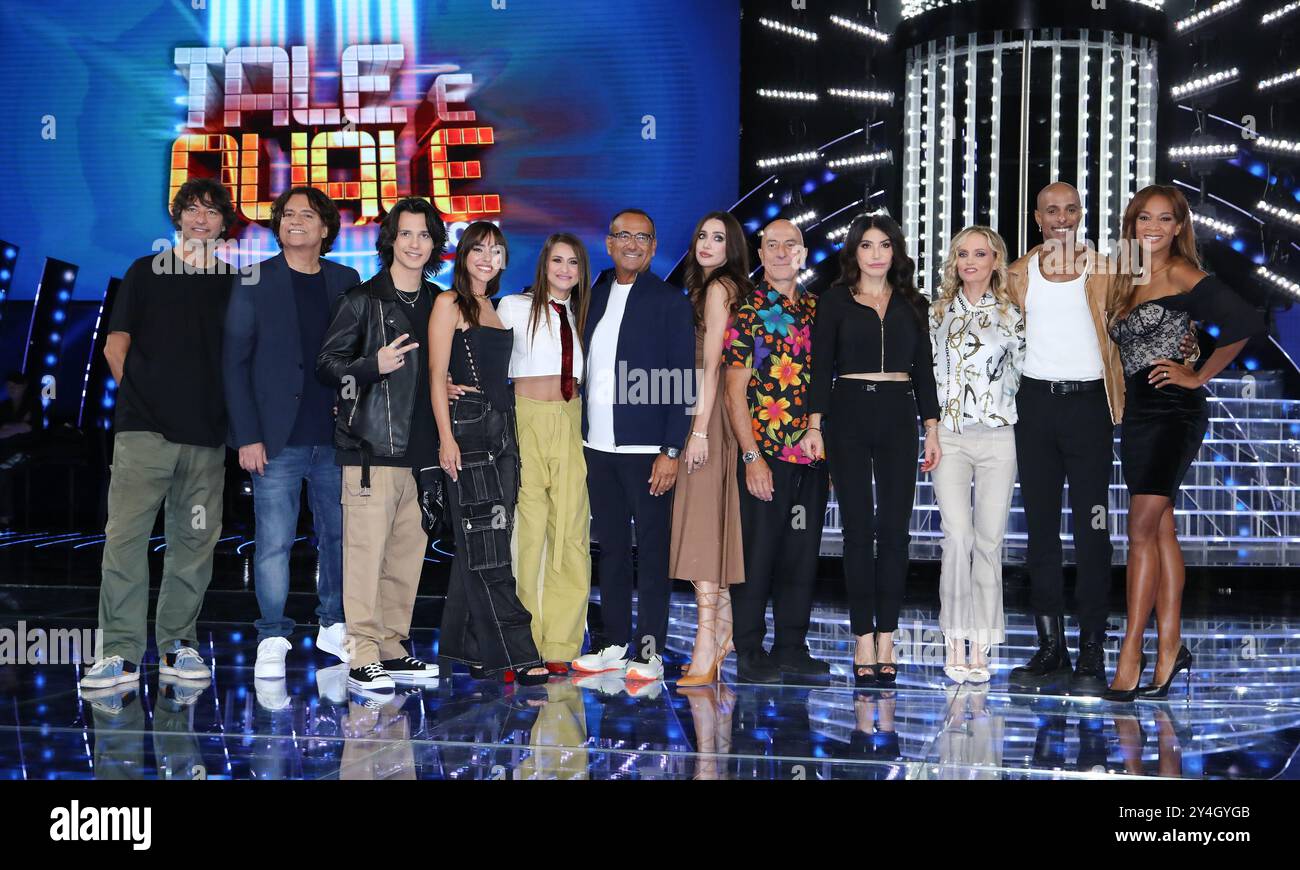 Rome, Rai ex Dear studios, TV show "Tale e Quale Show". In the photo ...