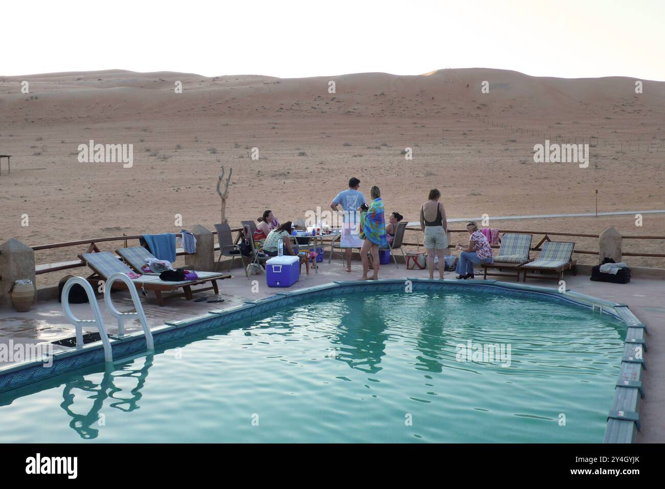 1000 And night resort, Wahiba desert (Oman Stock Photo - Alamy