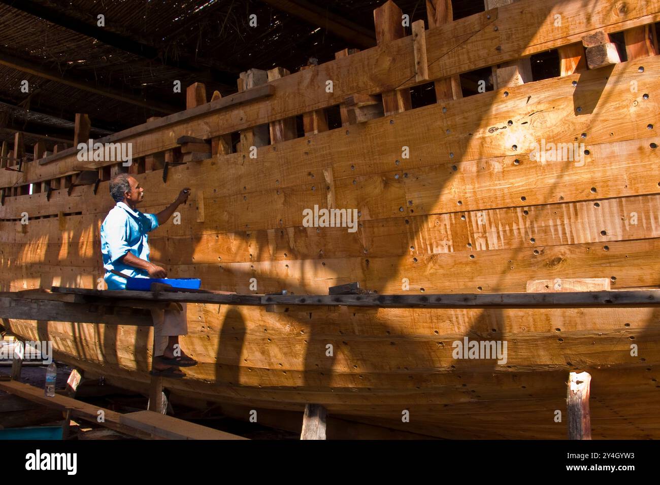 Dhow factory, Sur, Sultanate of Oman Stock Photo - Alamy