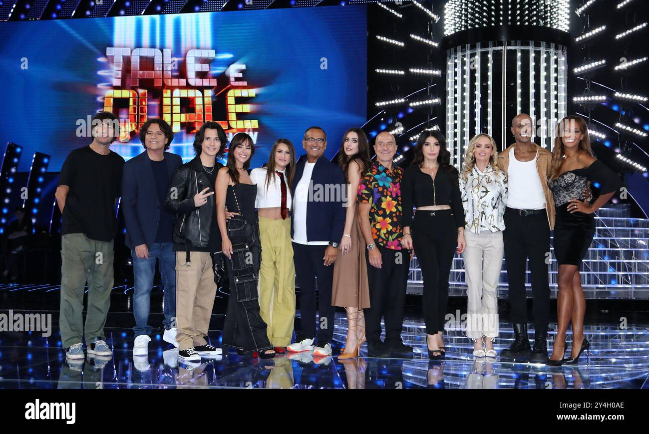 Rome, Rai ex Dear studios, TV show "Tale e Quale Show". In the photo ...