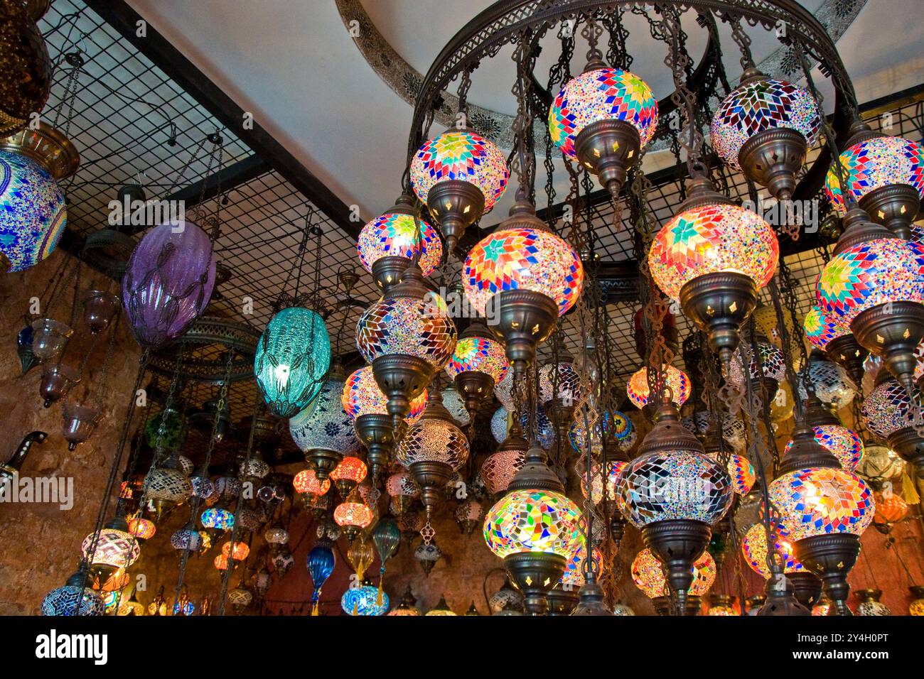 Turkey, Istanbul, Lamp Shop Stock Photo - Alamy
