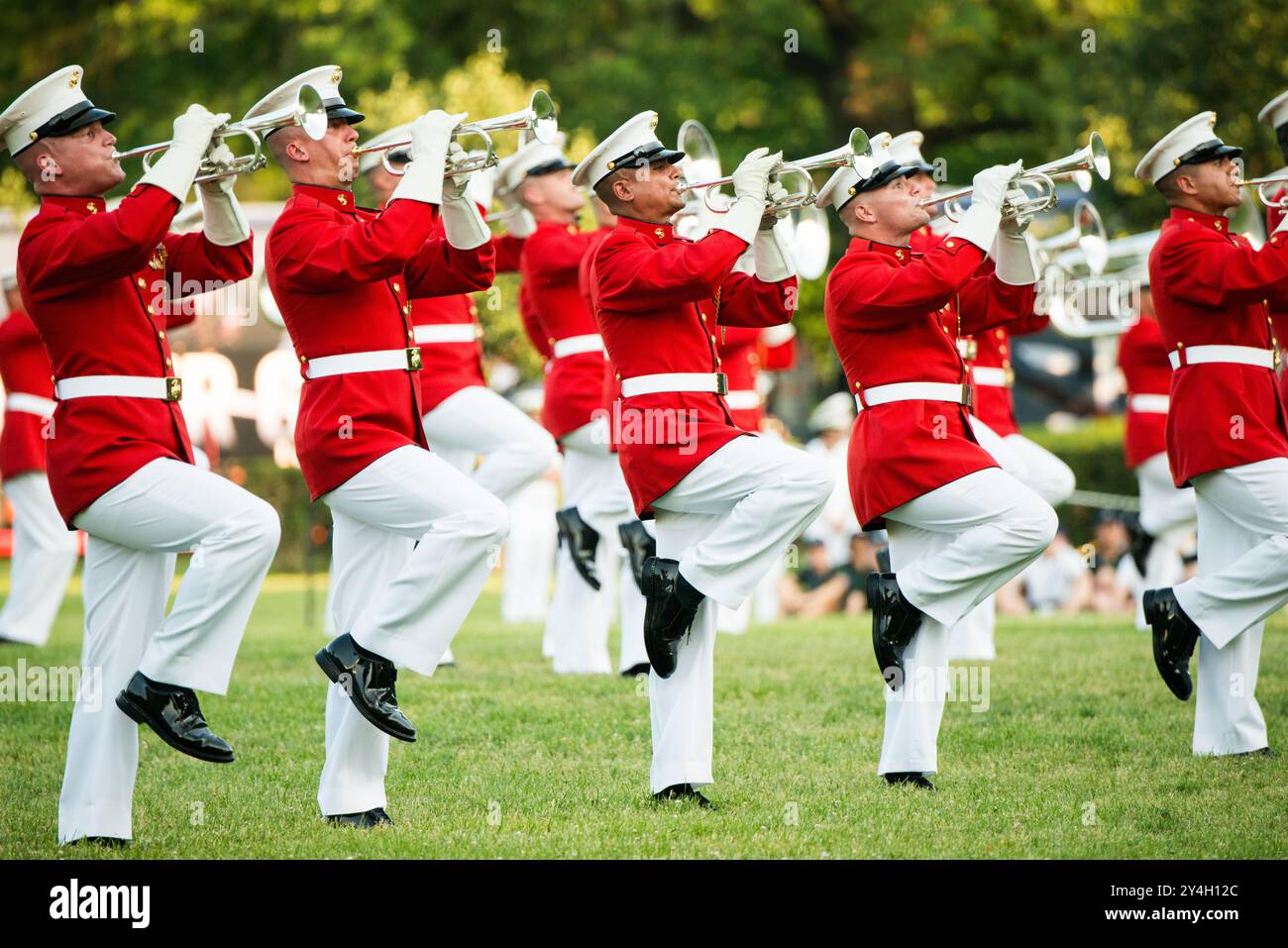 The United States Marine Drum and Bugle Corps, known as the Commandant ...