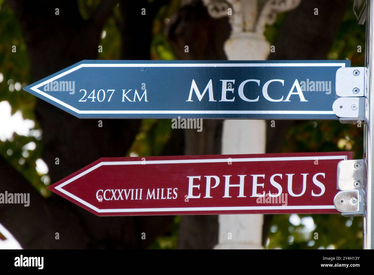 Turkey, Istanbul, Sign with directions Stock Photo - Alamy