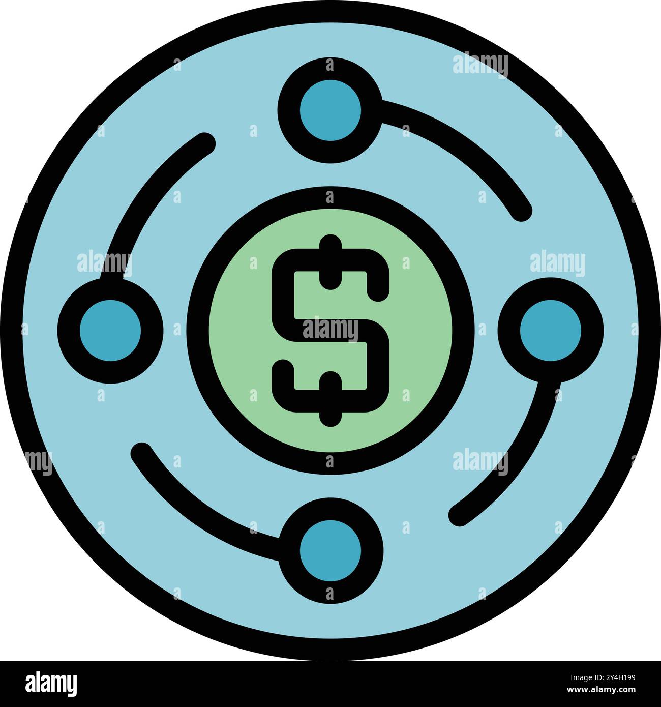 Currency in circulation Stock Vector Images - Alamy