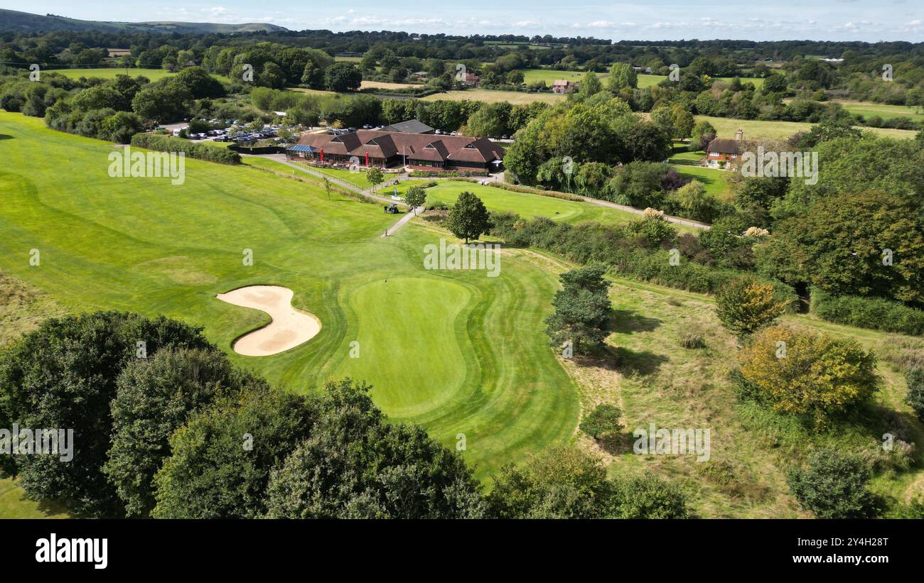 Aerial shots golf course hi-res stock photography and images - Alamy