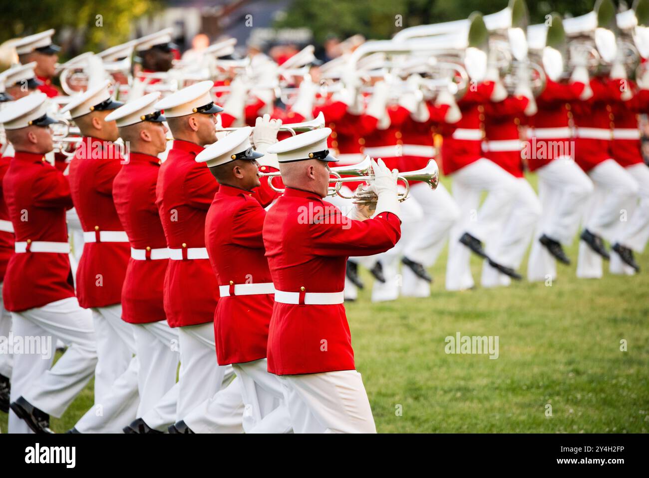 The United States Marine Drum and Bugle Corps, known as the Commandant ...
